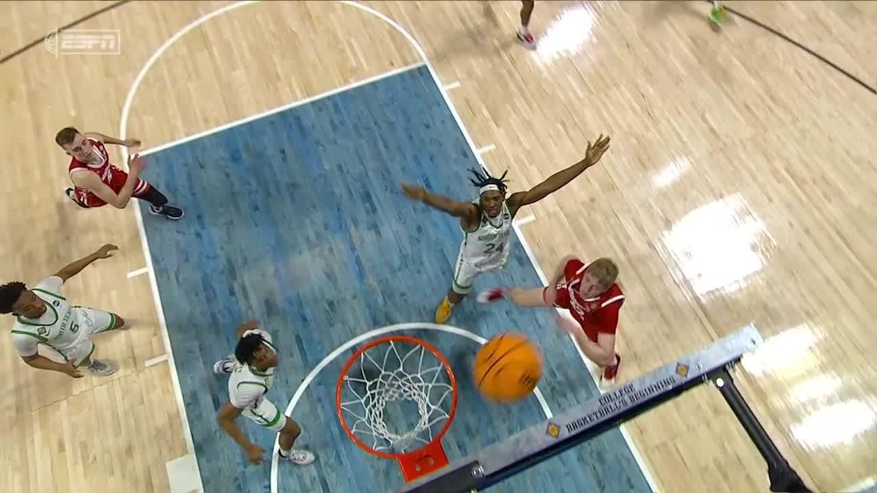 Wisconsin big man Steven Crowl shows off footwork on and-1 - ESPN Video