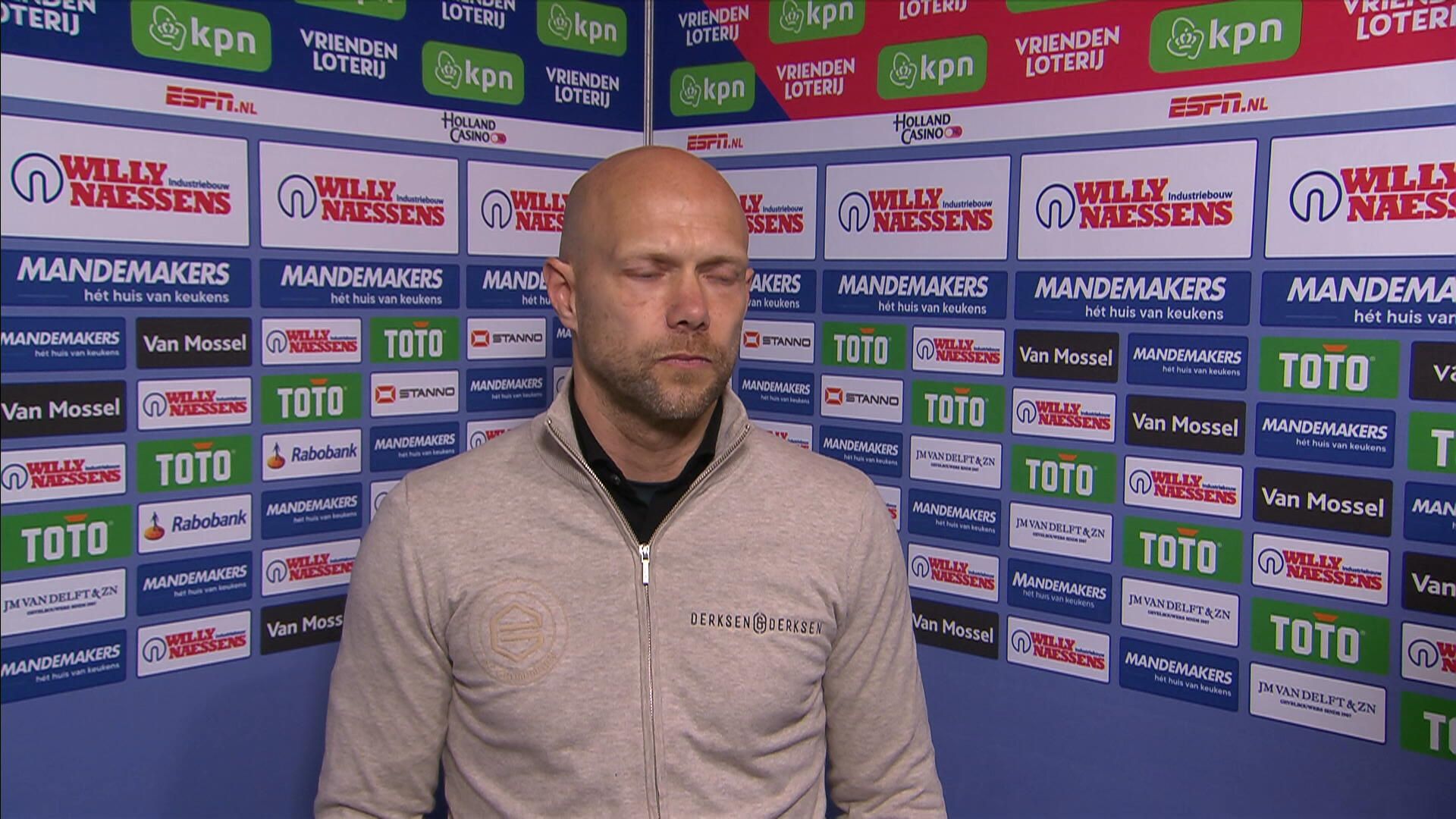 Gemist: Van der Ree: "Door persoonlijke fouten kregen we de goals