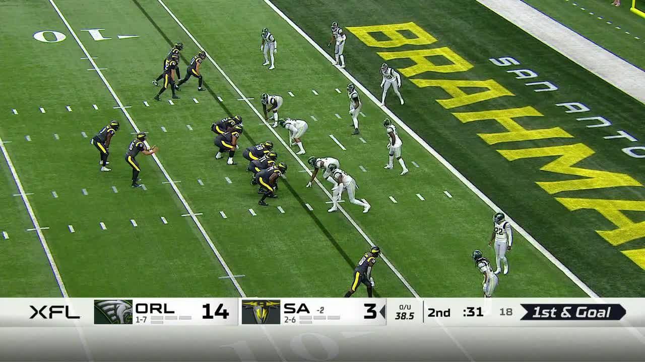 Jacques Patrick runs in 6-yard TD just before halftime for Brahmas ...