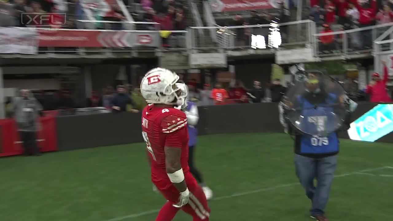 Abram Smith rushes in for a Defenders TD - ESPN Video