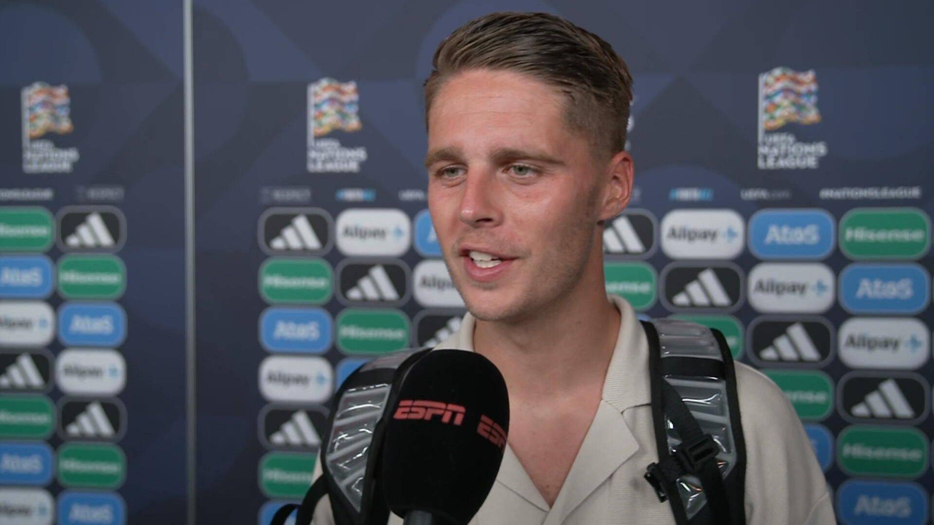 Gemist: Veerman na debuut Oranje: "Toch wel een apart gevoel"