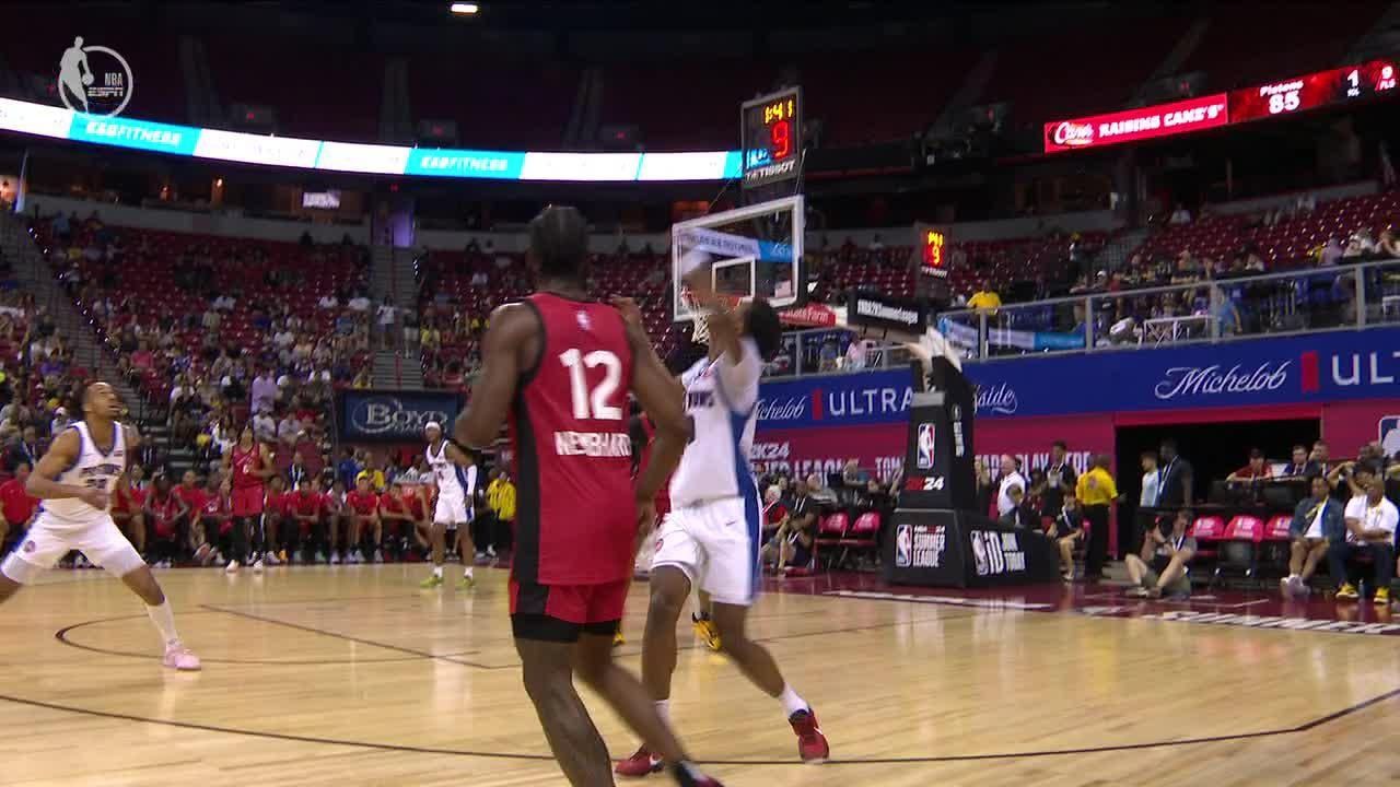 Ausar Thompson makes a great defensive play for the steal - ESPN Video