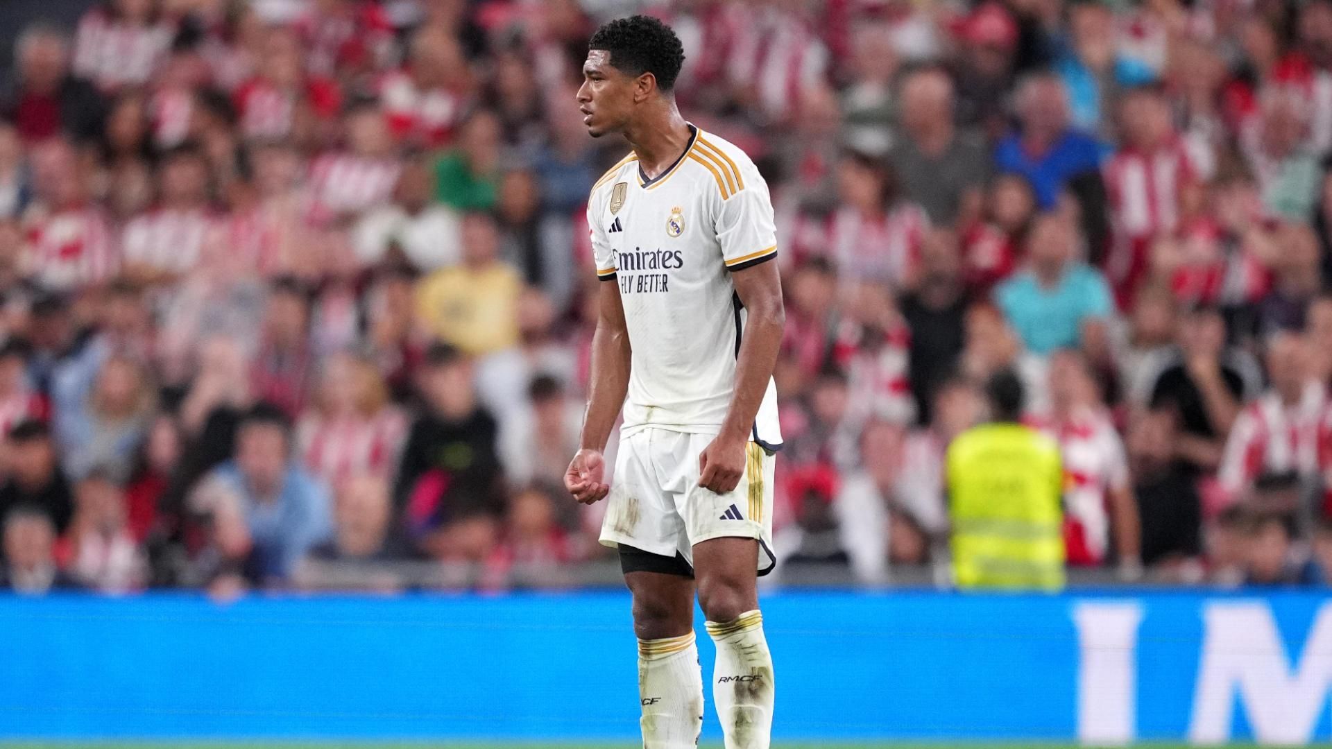 Jude Bellingham scores off a corner in his Real Madrid debut - ESPN Video