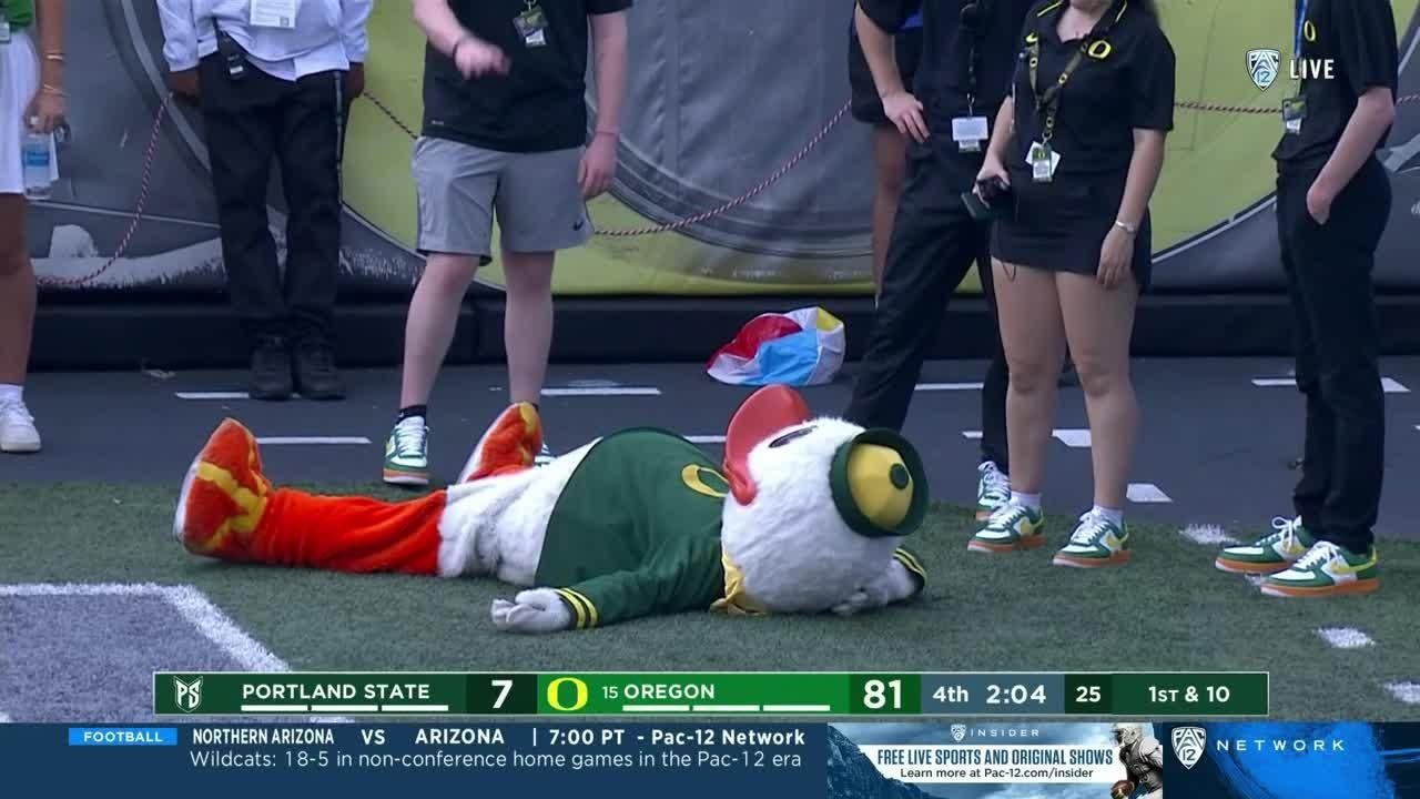 The Oregon Duck is exhausted after a historic scoring day - ESPN Video