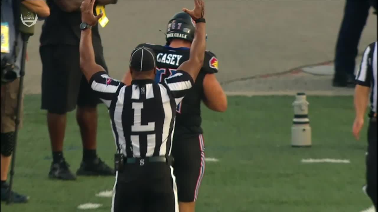 Jared Casey hauls it in for 5-yard touchdown - ESPN Video