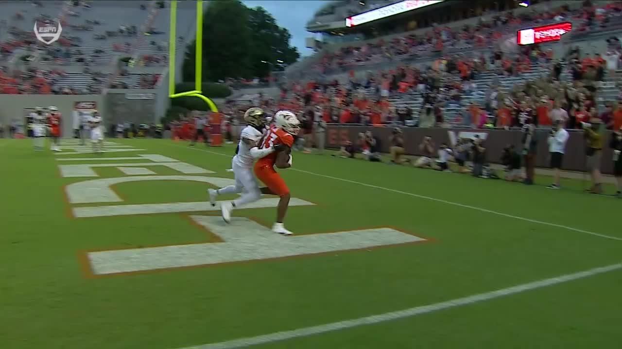 Grant Wells hits Jaylin Lane for a touchdown - ESPN Video