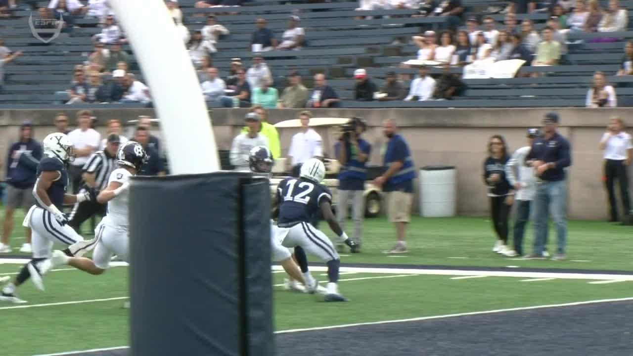 Matthew Sluka scores 18-yard rushing touchdown - ESPN Video