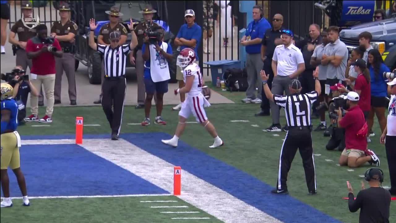 Drake Stoops makes the grab for 4-yard touchdown - ESPN Video