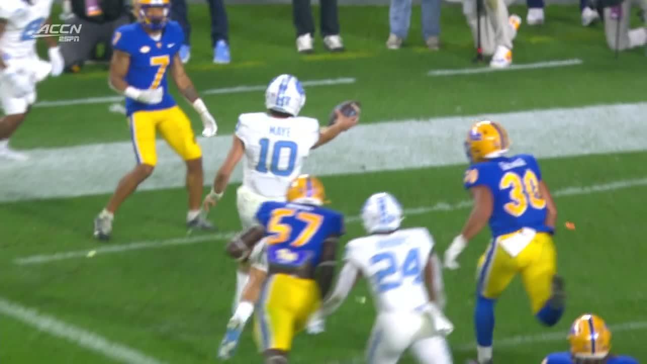 End Zone! Drake Maye scores 1-yard rushing touchdown - ESPN Video