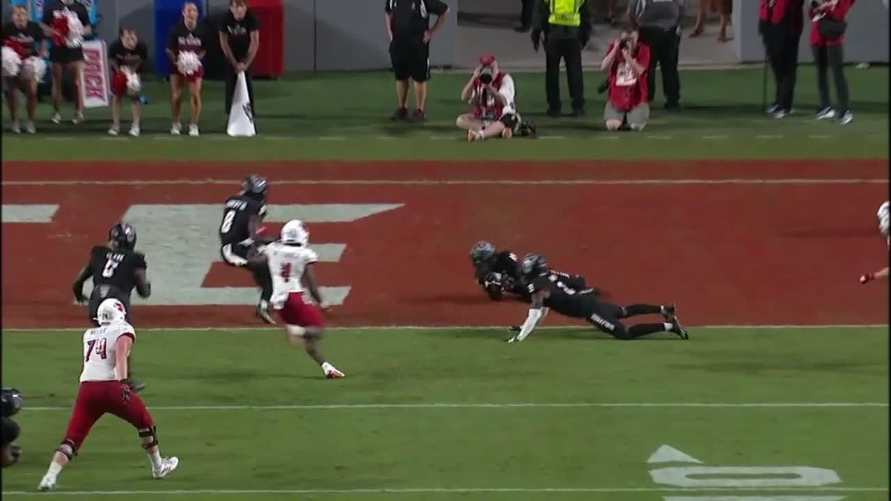 Bishop Fitzgerald picks up huge INT in end zone for NC State - ESPN Video