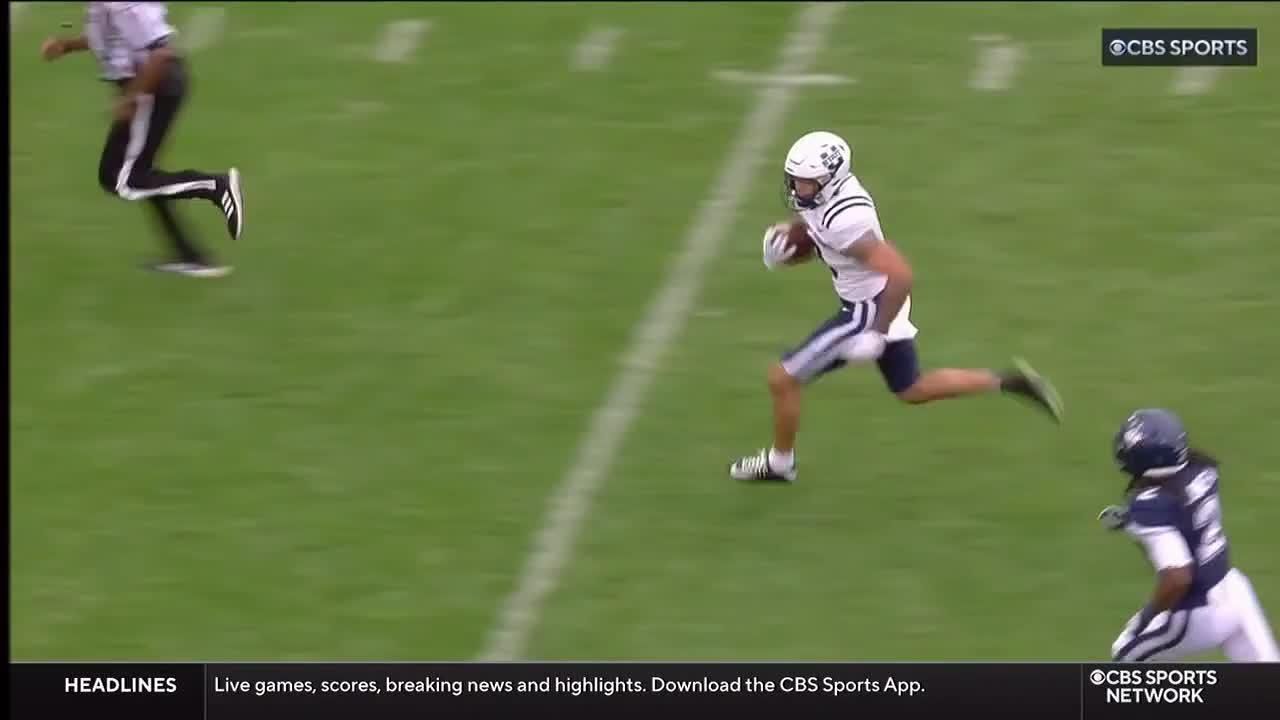 McCae Hillstead throws 63-yard touchdown pass to Colby Bowman - ESPN Video