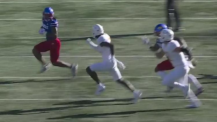 Trevor Wilson's 82-yard punt-return TD pads Kansas' lead - ESPN Video
