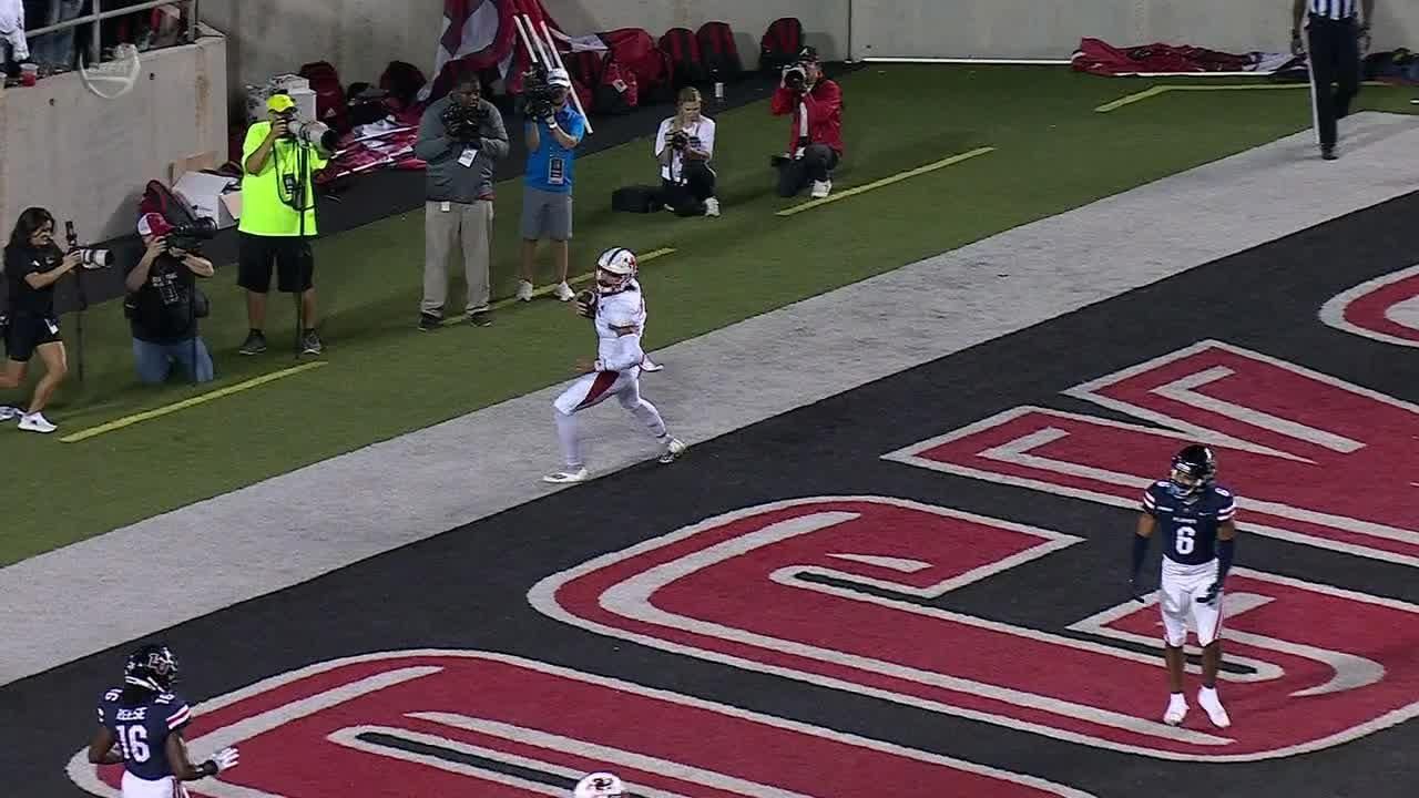 End Zone! Logan Smothers scores 1-yard rushing TD - ESPN Video