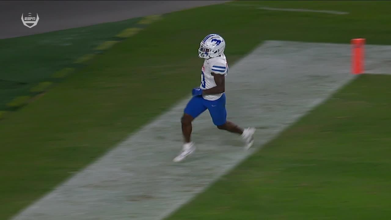 Roderick Daniels Jr. takes a 67-yard punt return to the end zone for ...