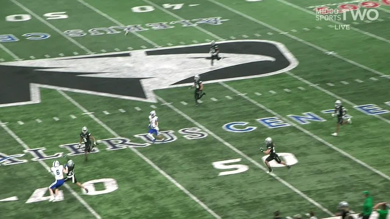 Devin Hembry makes timely interception vs. Indiana State - ESPN Video