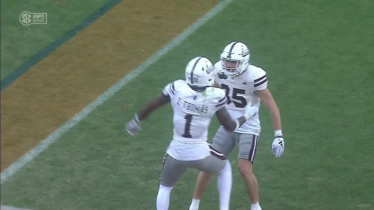 Zavion Thomas makes the grab for 14-yard receiving touchdown - ESPN Video