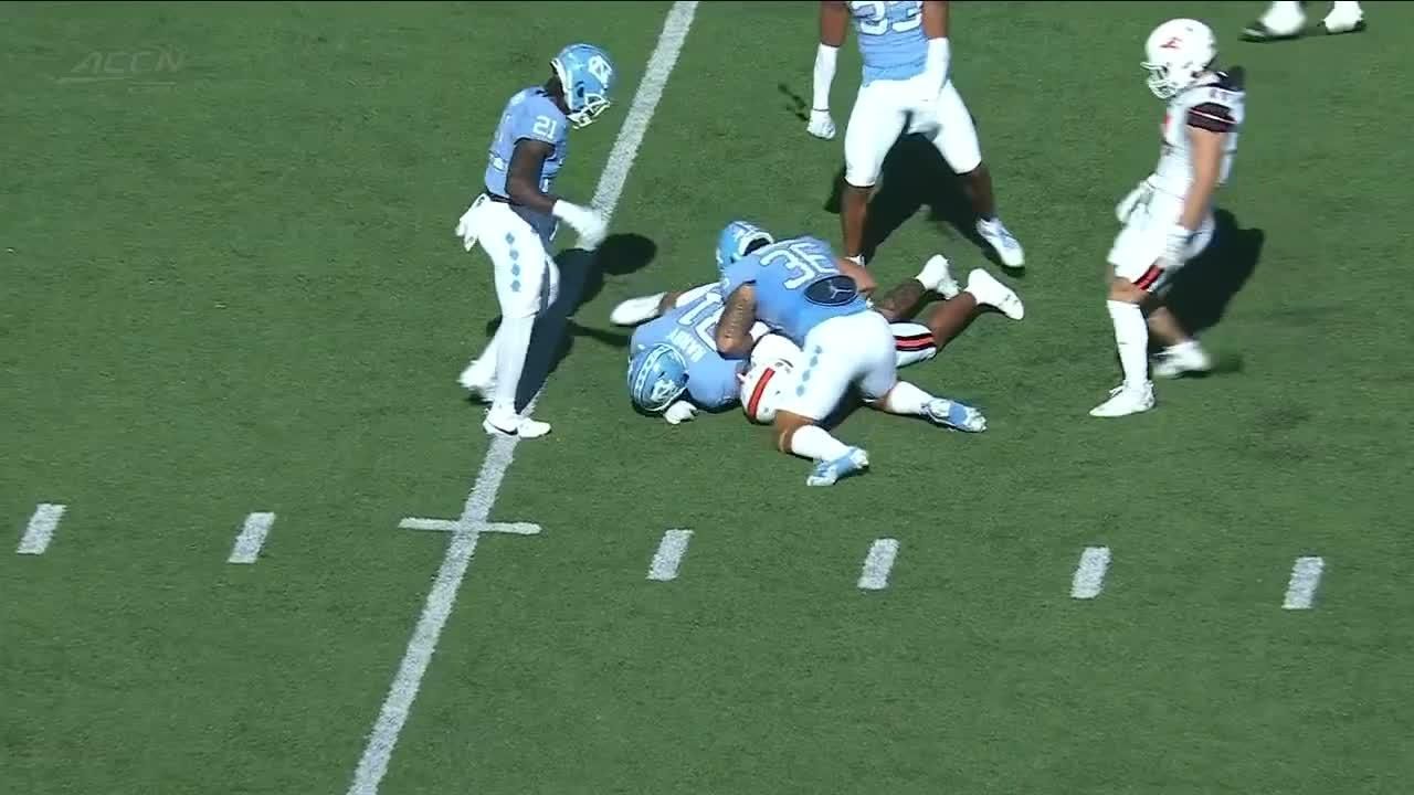 Sacked! QB gets smothered by swarming defense - ESPN Video