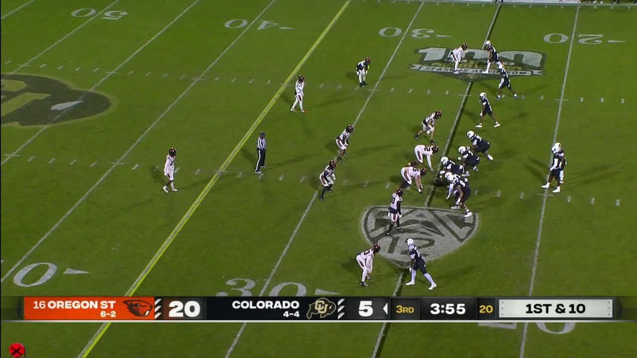 Cory Stover makes timely sack vs. Oregon State - ESPN Video