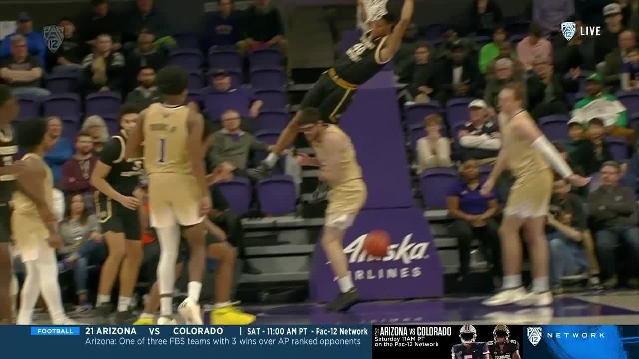 Keeyan Itejere rocks the rim with powerful slam - ESPN Video