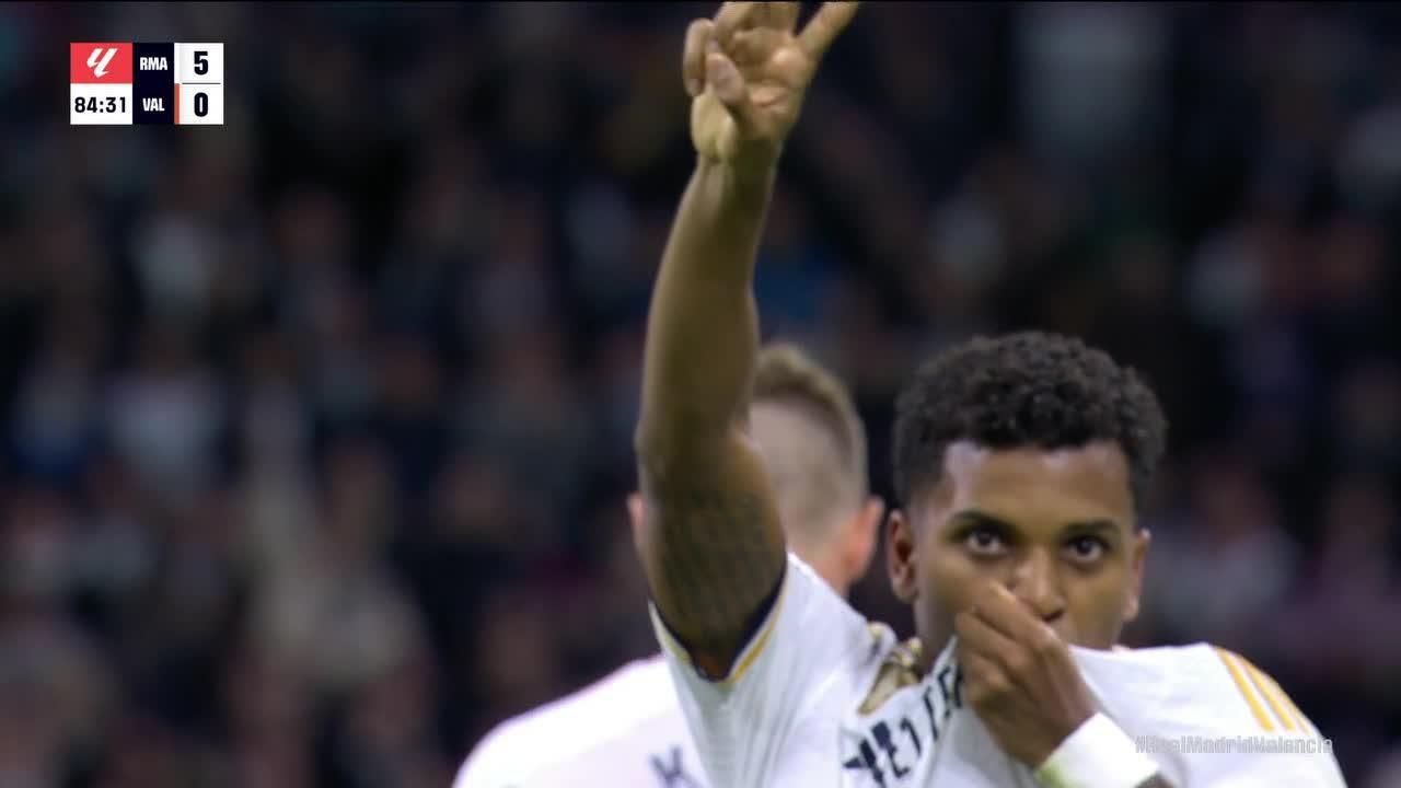 Rodrygo scores his 2nd goal to give Real Madrid a 5-goal lead - ESPN Video