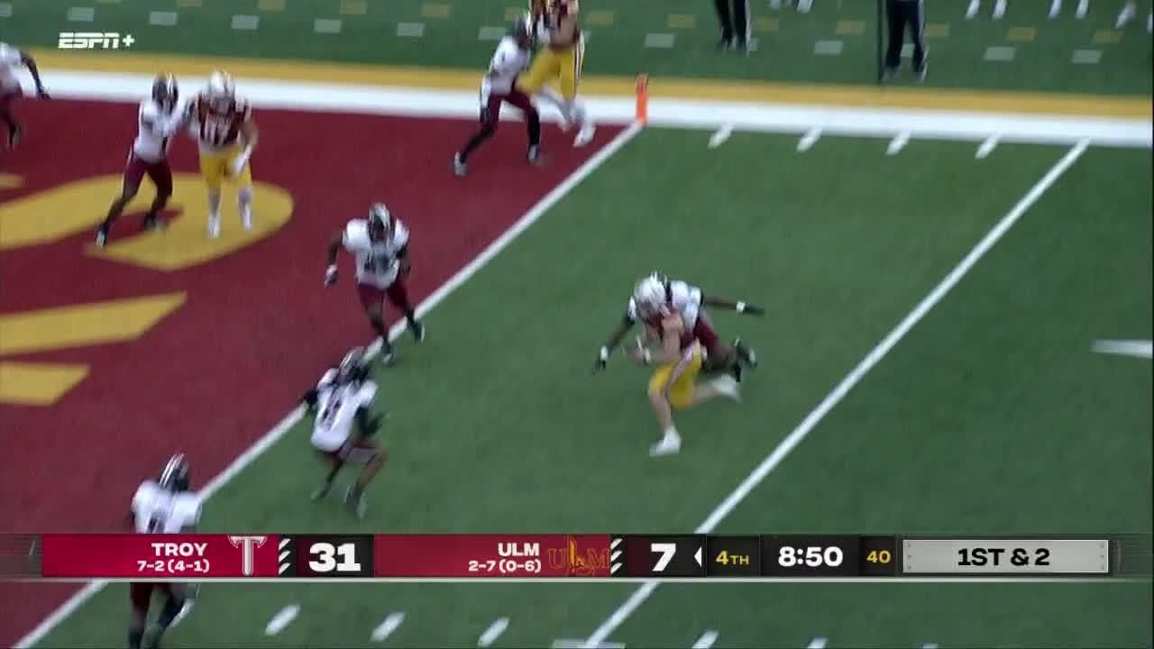 Reddy Steward makes timely sack vs. Ulm - ESPN Video