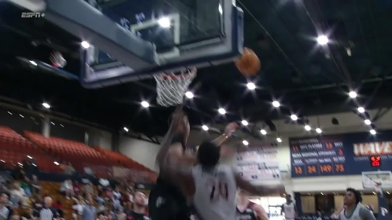 Kyle Jenkins elevates for the bigtime swat - ESPN Video