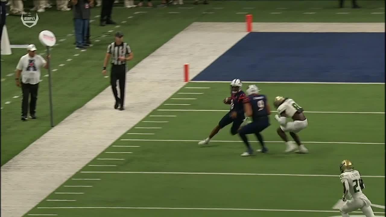 Frank Harris powers past defense for 14-yard rush - ESPN Video