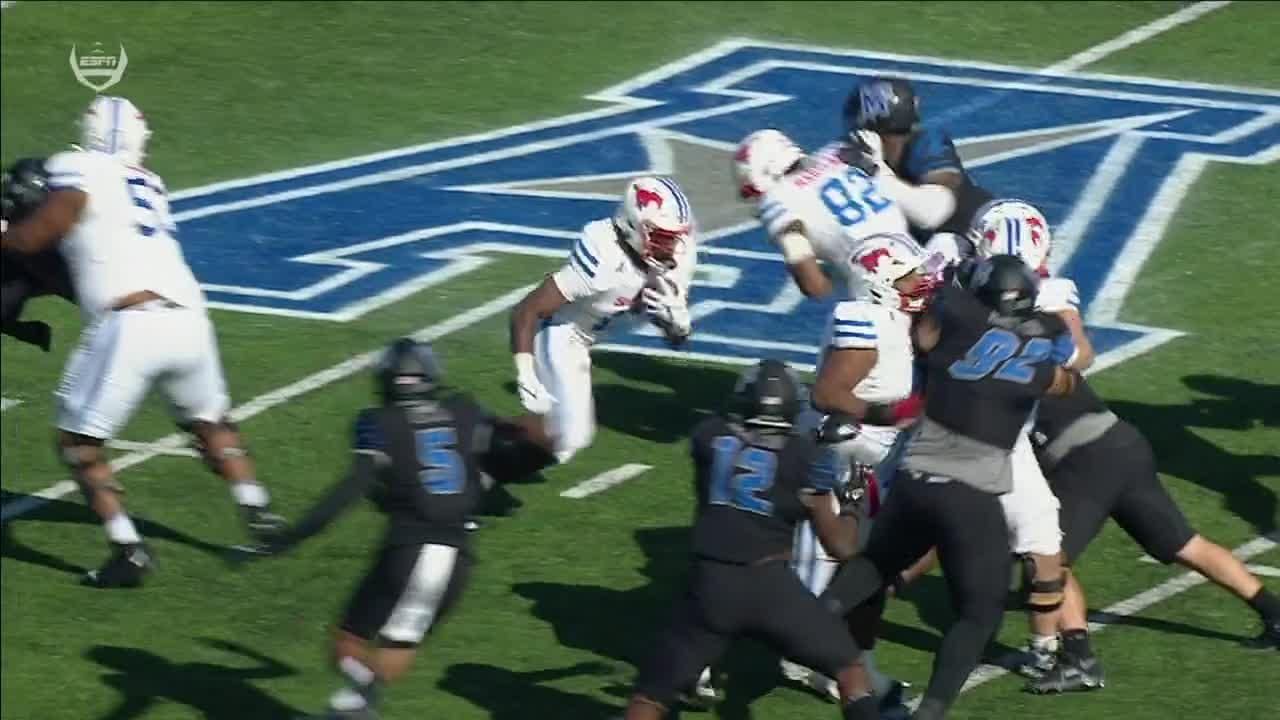LJ Johnson Jr. breaks off 17-yard rush - ESPN Video