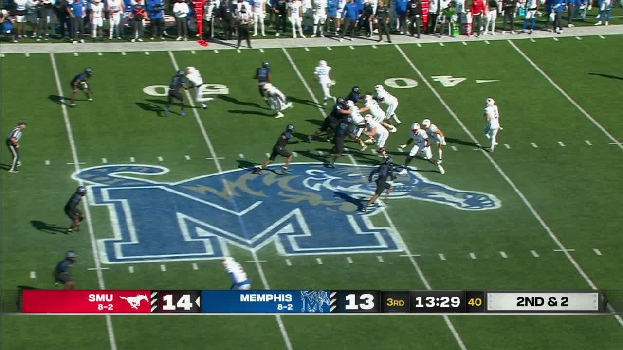 Gregory Rubin makes timely sack vs. SMU - ESPN Video