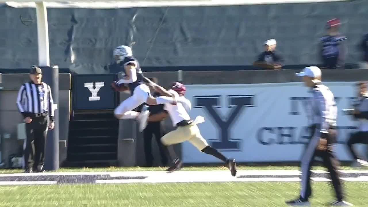 Ryan Lindley hauls in a Yale touchdown - ESPN Video
