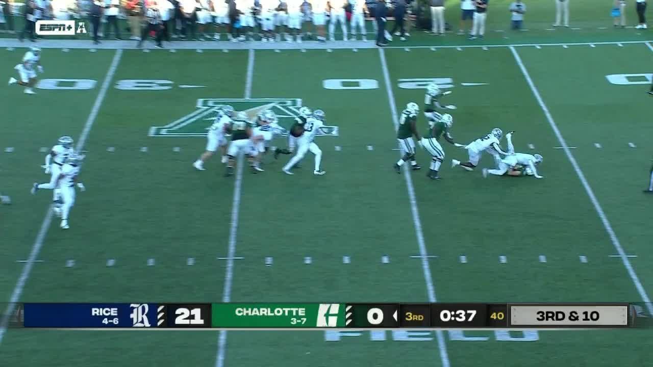 Sean Fresch makes timely sack vs. Charllote - ESPN Video