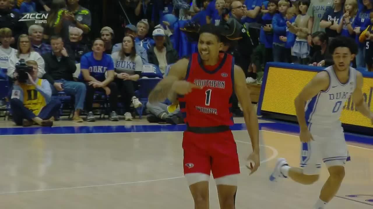 Javius Moore drains 3-pointer vs. Duke Blue Devils - ESPN Video