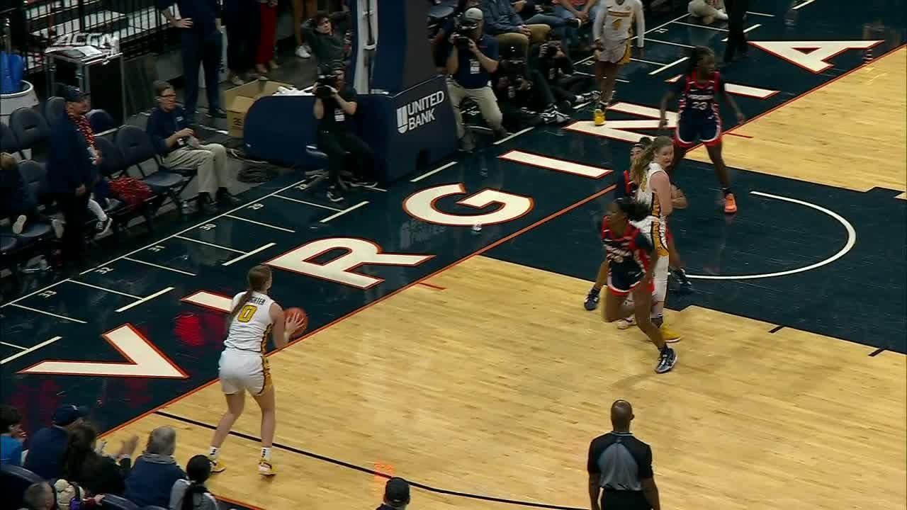 Grace Slaughter drills the trey - ESPN Video