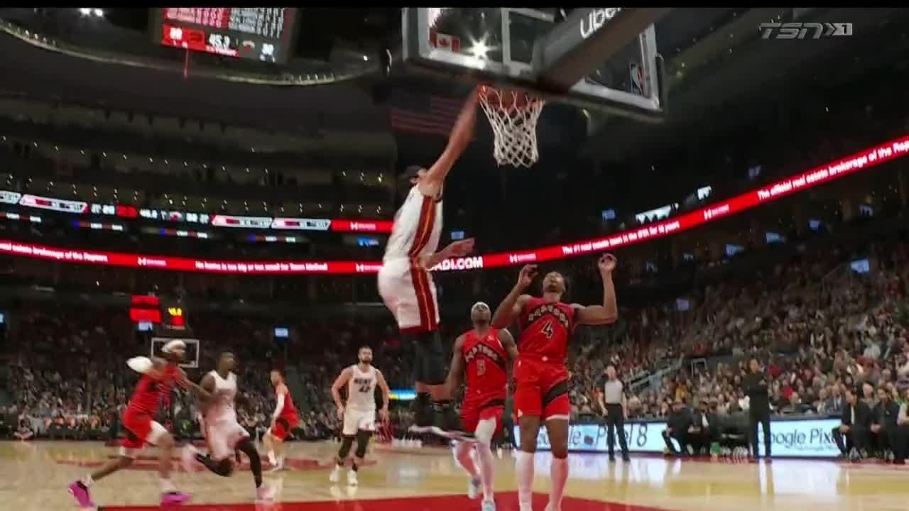 Jaime Jaquez Jr. weaves in for booming one-handed slam - ESPN Video