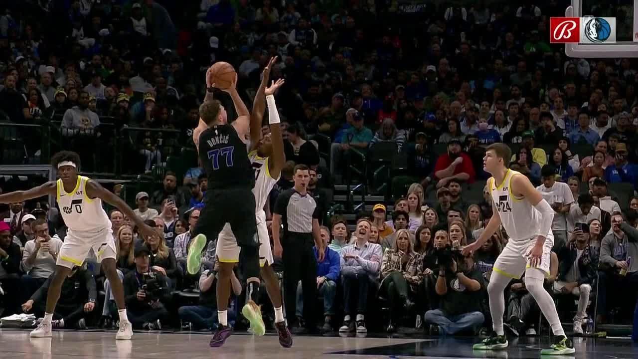 Luka Doncic drops in the smooth shot - ESPN Video