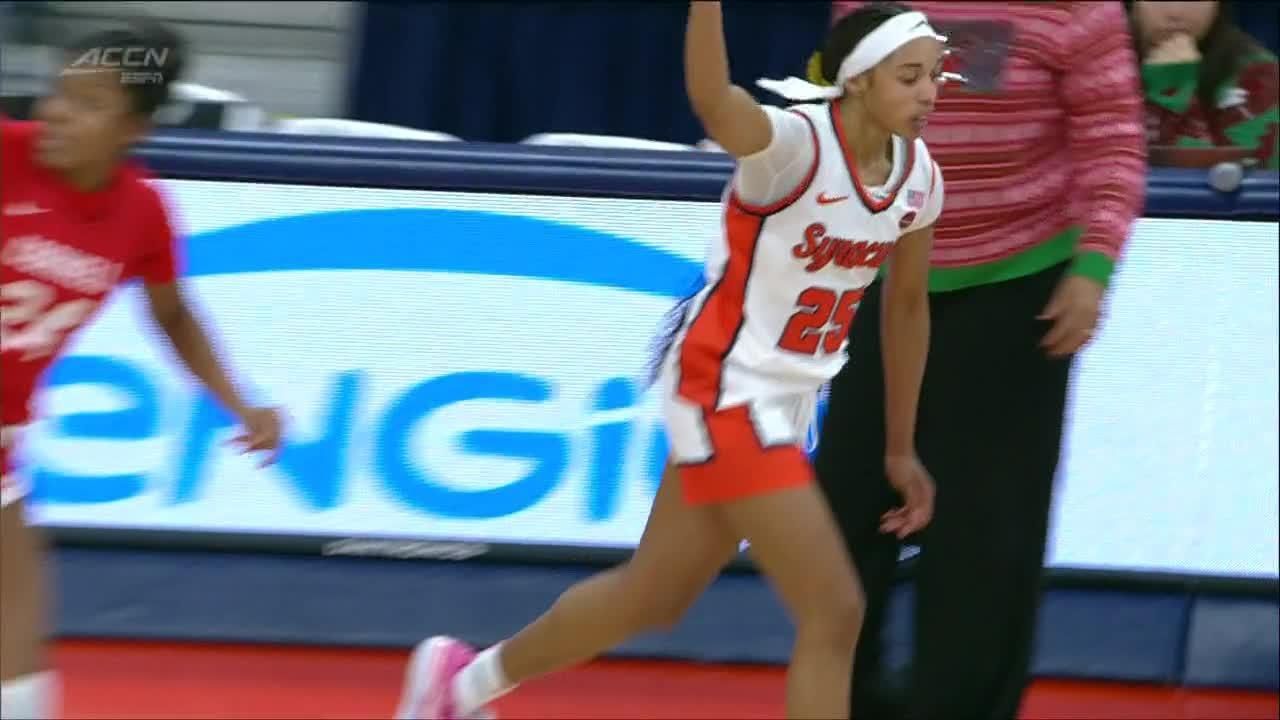 Alaina Rice drills the trey - ESPN Video