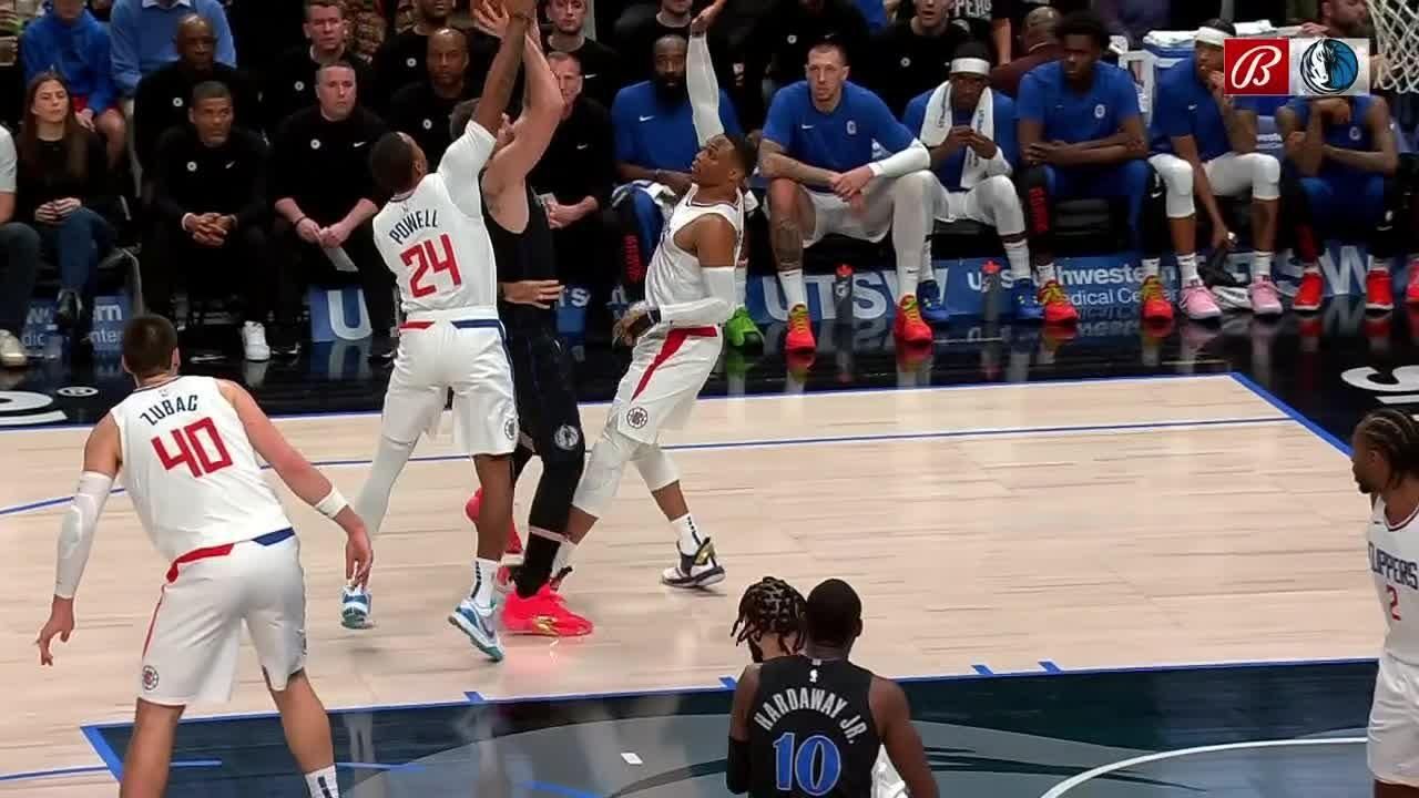 Luka somehow gets the and-1 bucket to fall - ESPN Video