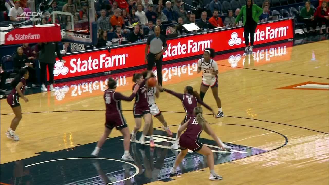 Kymora Johnson nails it from behind the arc - ESPN Video
