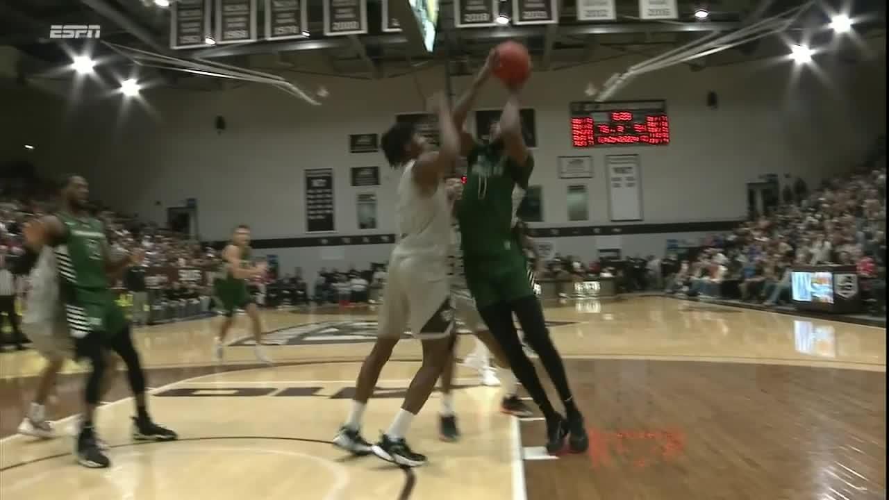 Barry Evans elevates for the bigtime swat - ESPN Video