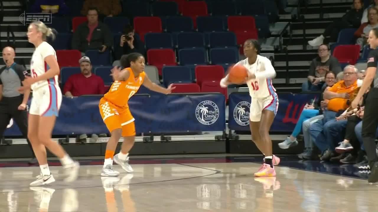 Ella Wigal nails it from behind the arc - ESPN Video