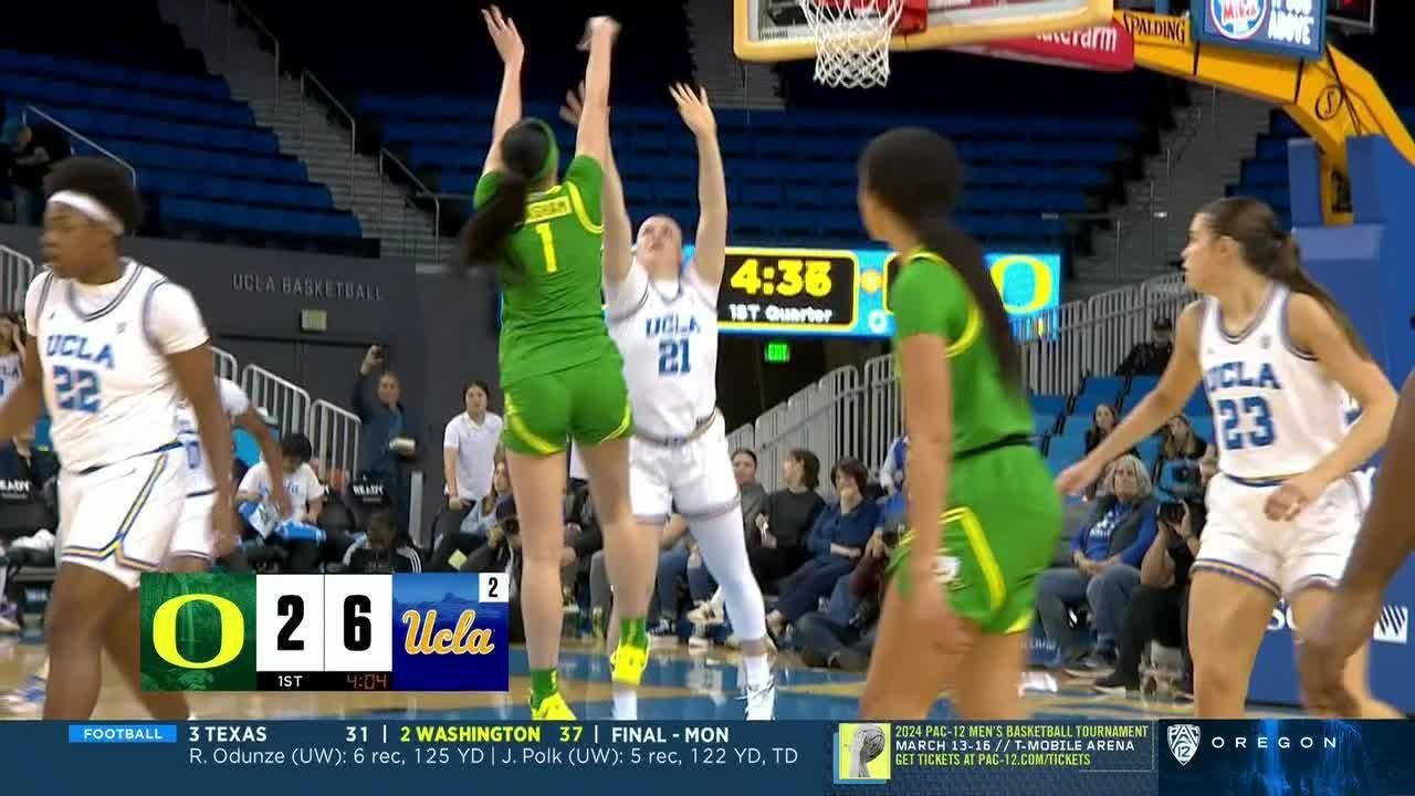 Kennedy Basham gets fadeaway to fall - ESPN Video