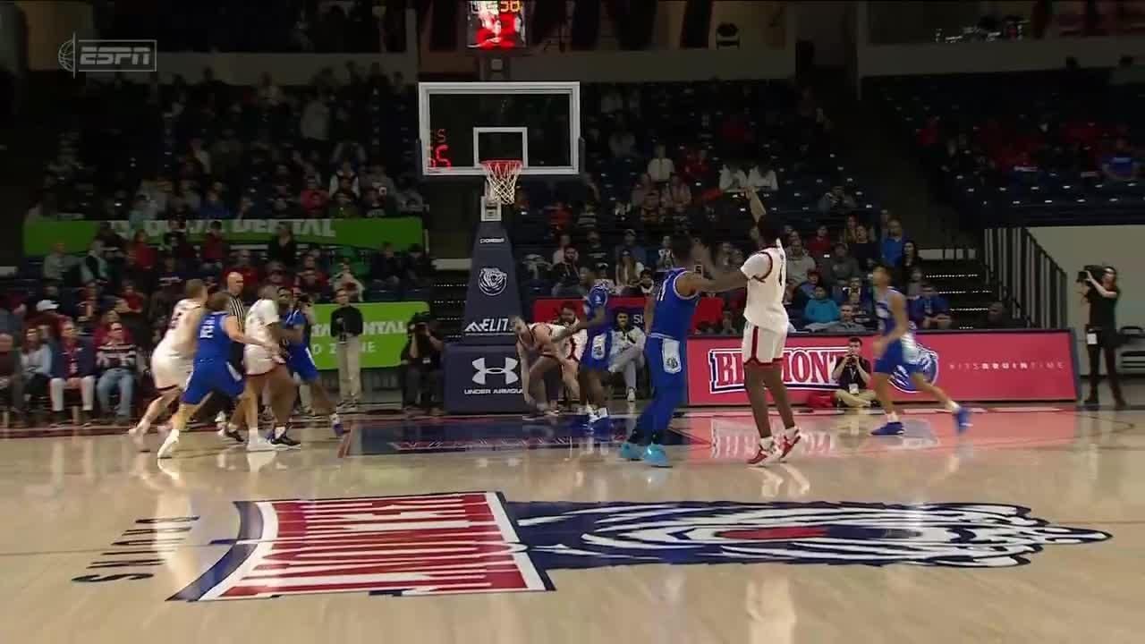 Malik Dia shows off the swagger with long 3 - ESPN Video