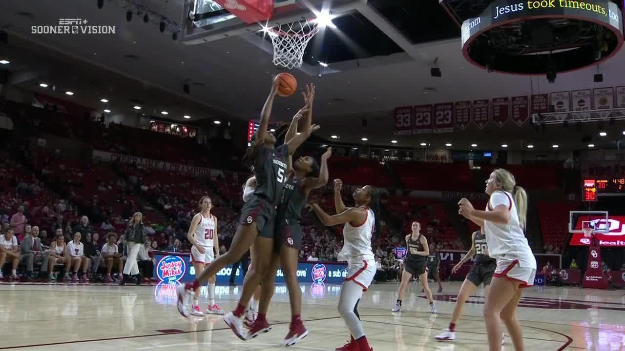 Kiersten Johnson scores and draws the foul - ESPN Video