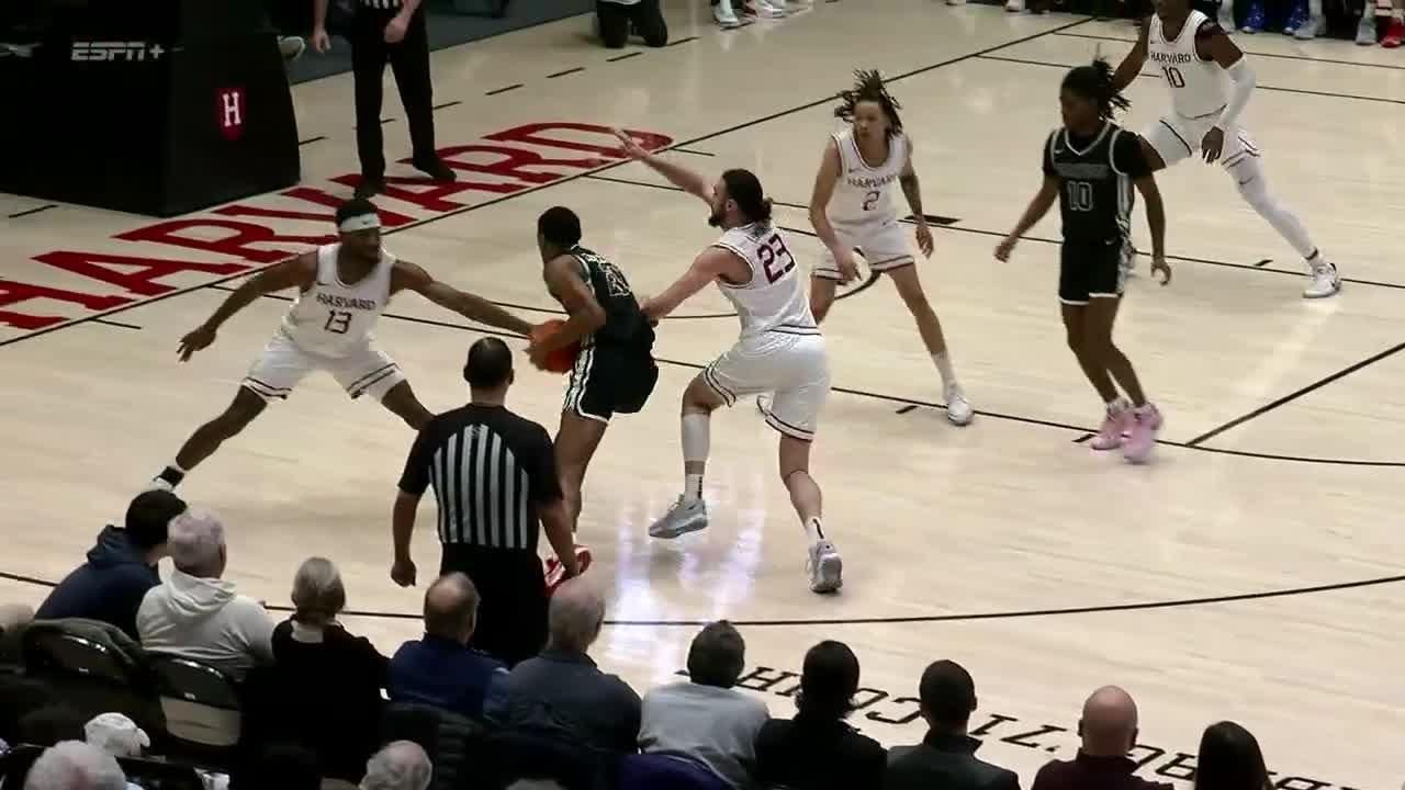 Chisom Okpara gets up for the rejection - ESPN Video