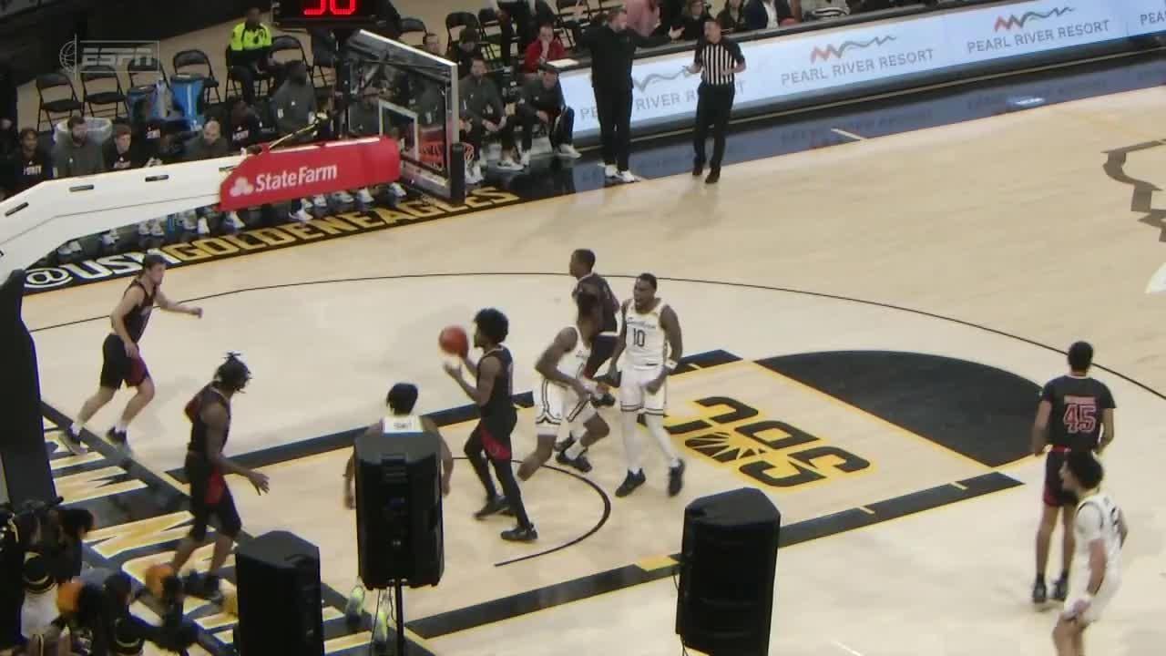 Victor Iwuakor with the massive stuff at the rim - ESPN Video