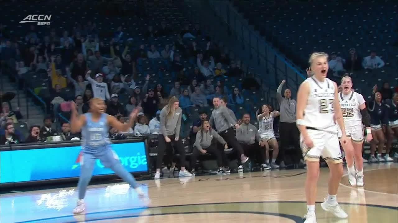 Rusne Augustinaite scores and draws the foul - ESPN Video