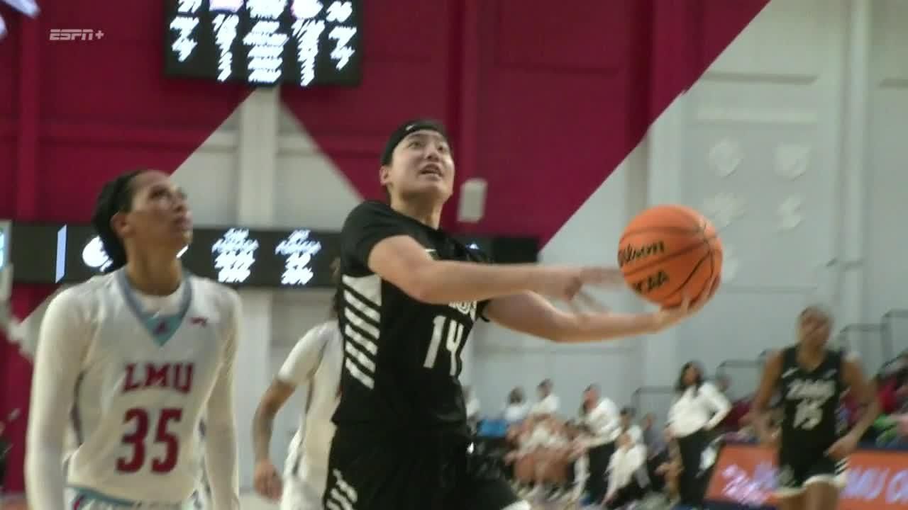 Kaylynne Truong drives for and 1- bucket - ESPN Video