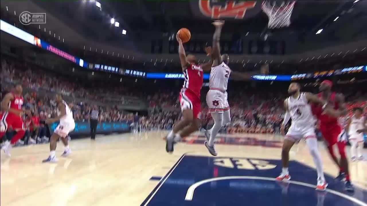 Jaylin Williams elevates for the big-time stuff - ESPN Video