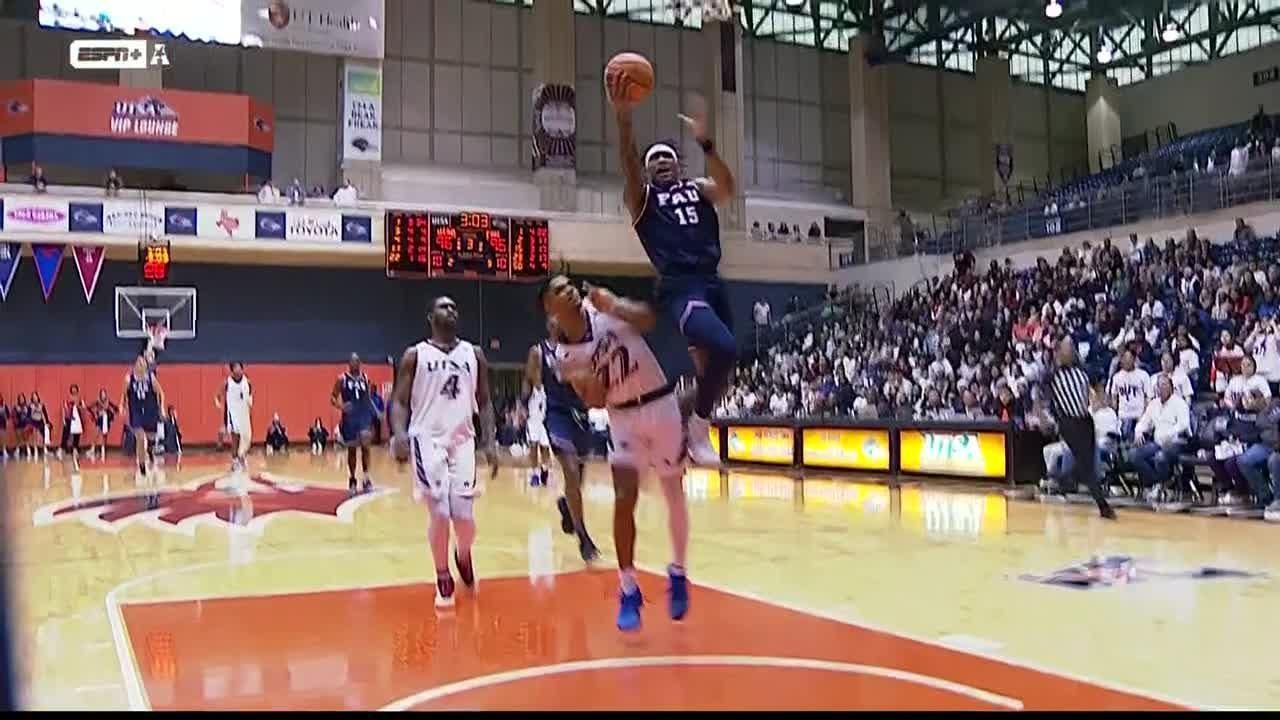 Alijah Martin's and-1 in OT puts FAU ahead for good - ESPN Video