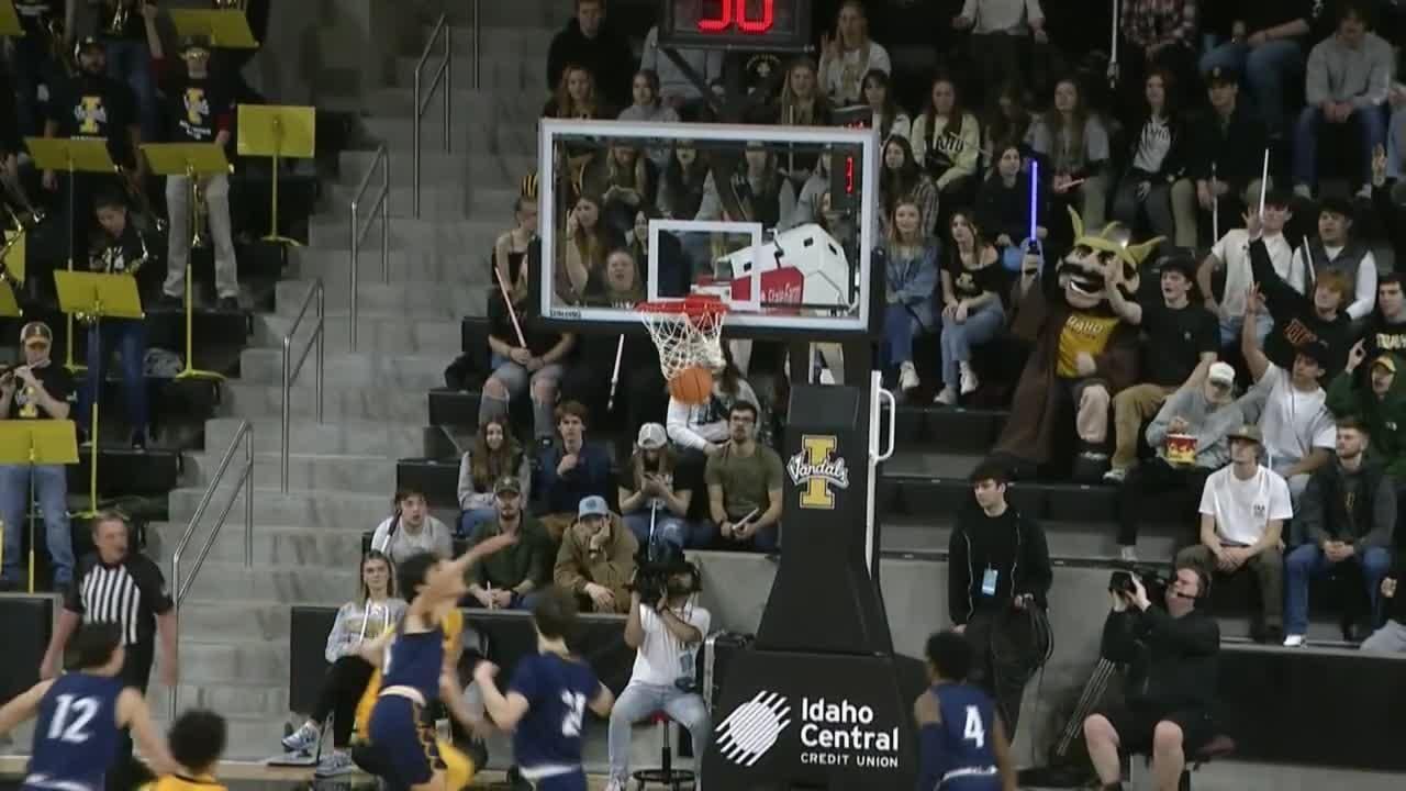 From downtown, Terren Frank hits the deep 3 - ESPN Video